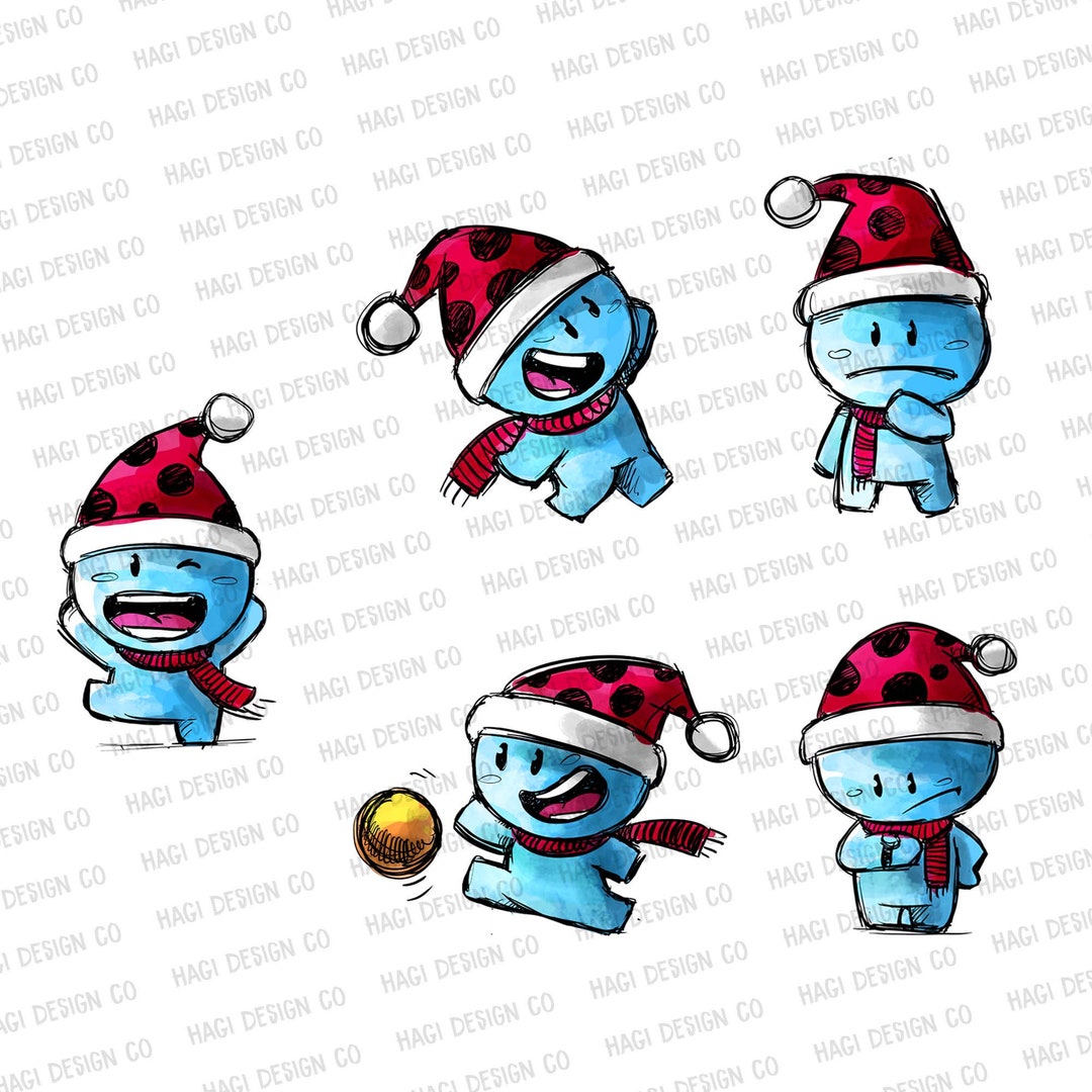 Ice Boy Cliparts, Christmas Character Download , Winter Designs, Cute ...