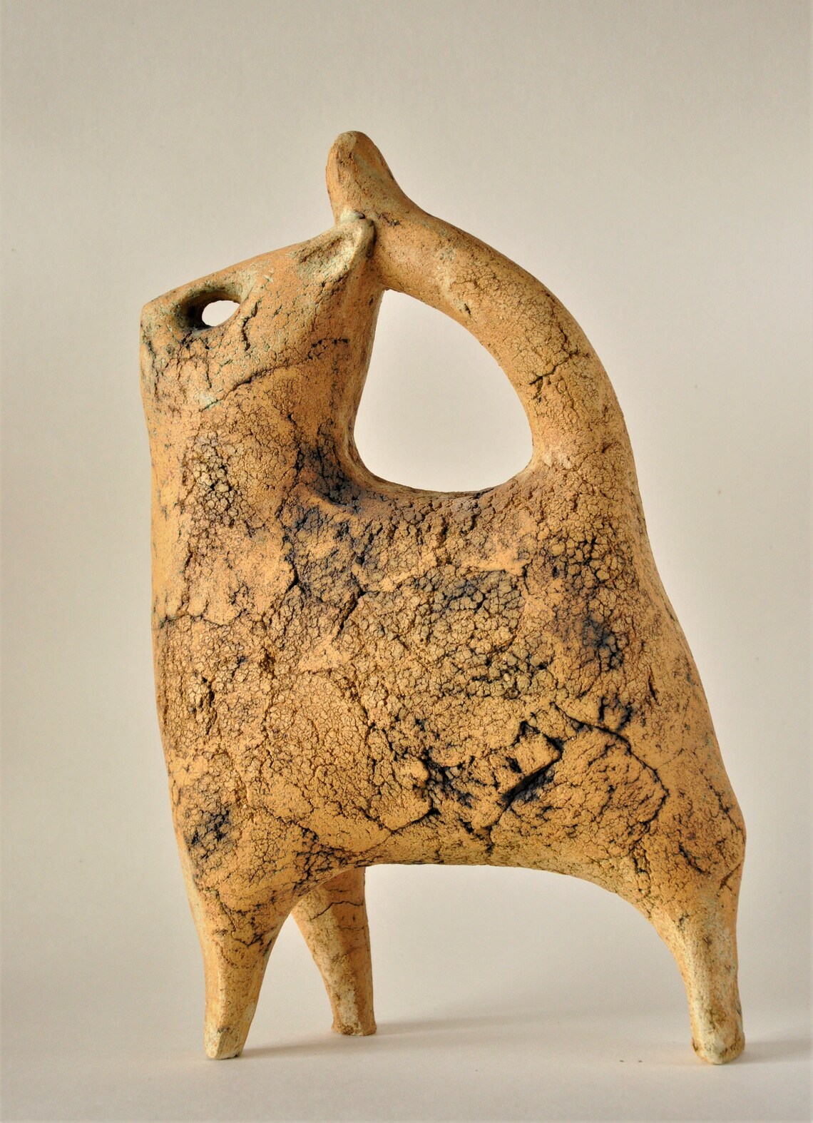 PROUD CAT, Ceramic Sculpture Depicting a Walking Cat - Etsy