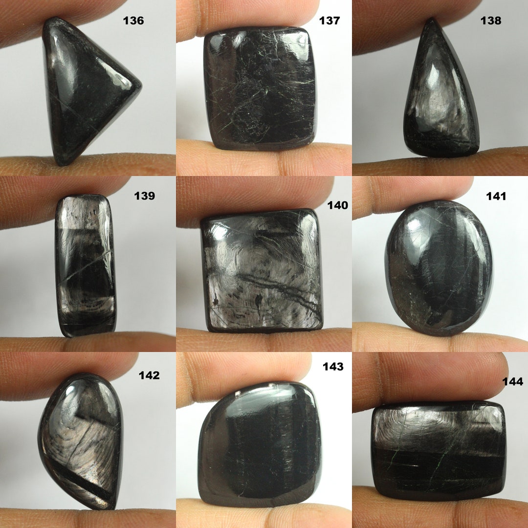 Natural Hypersthene Cabochon, Hypersthene Gemstone, Hypersthene Jewelry ...