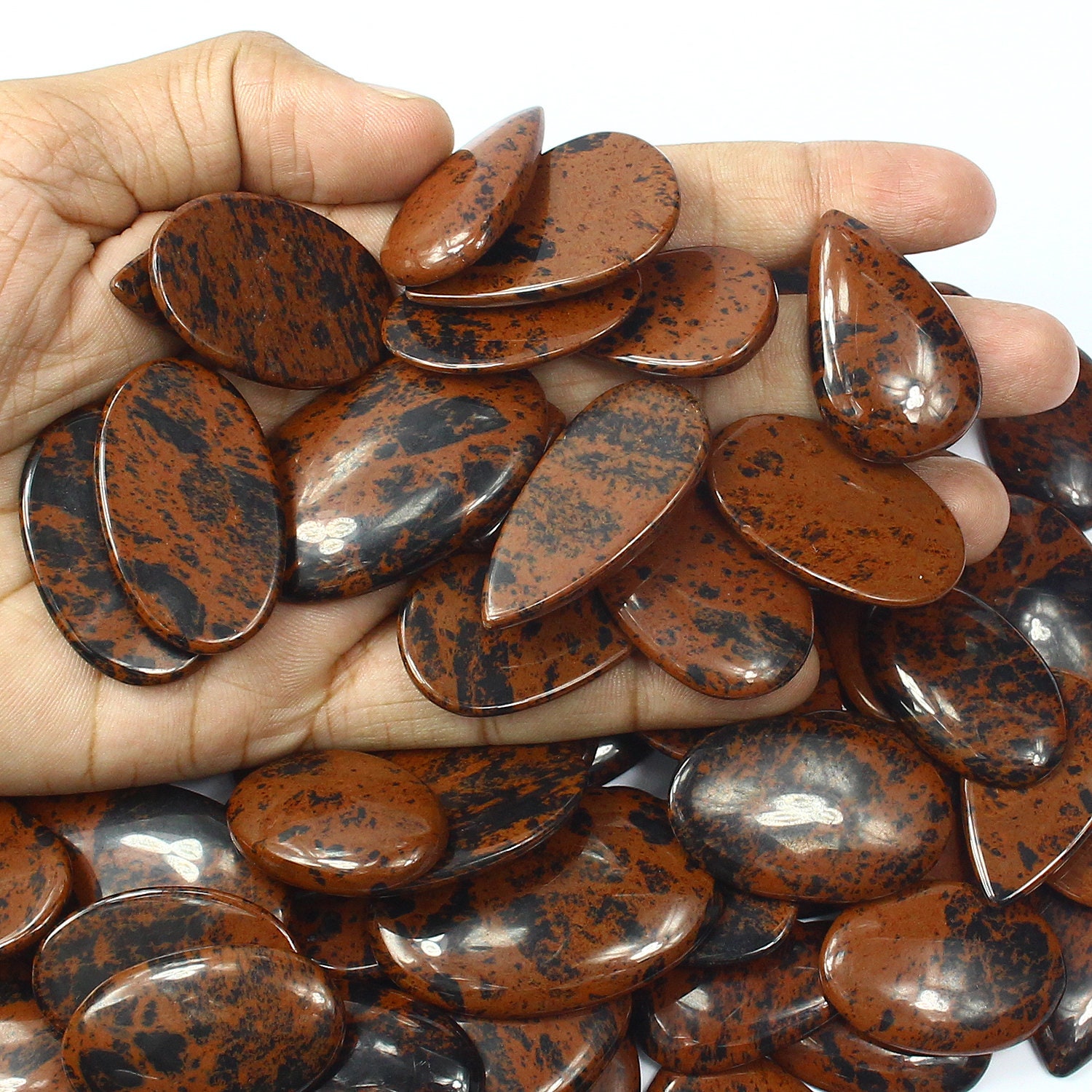 Natural Mahogany Obsidian Wholesale Lot Mahogany Obsidian | Etsy
