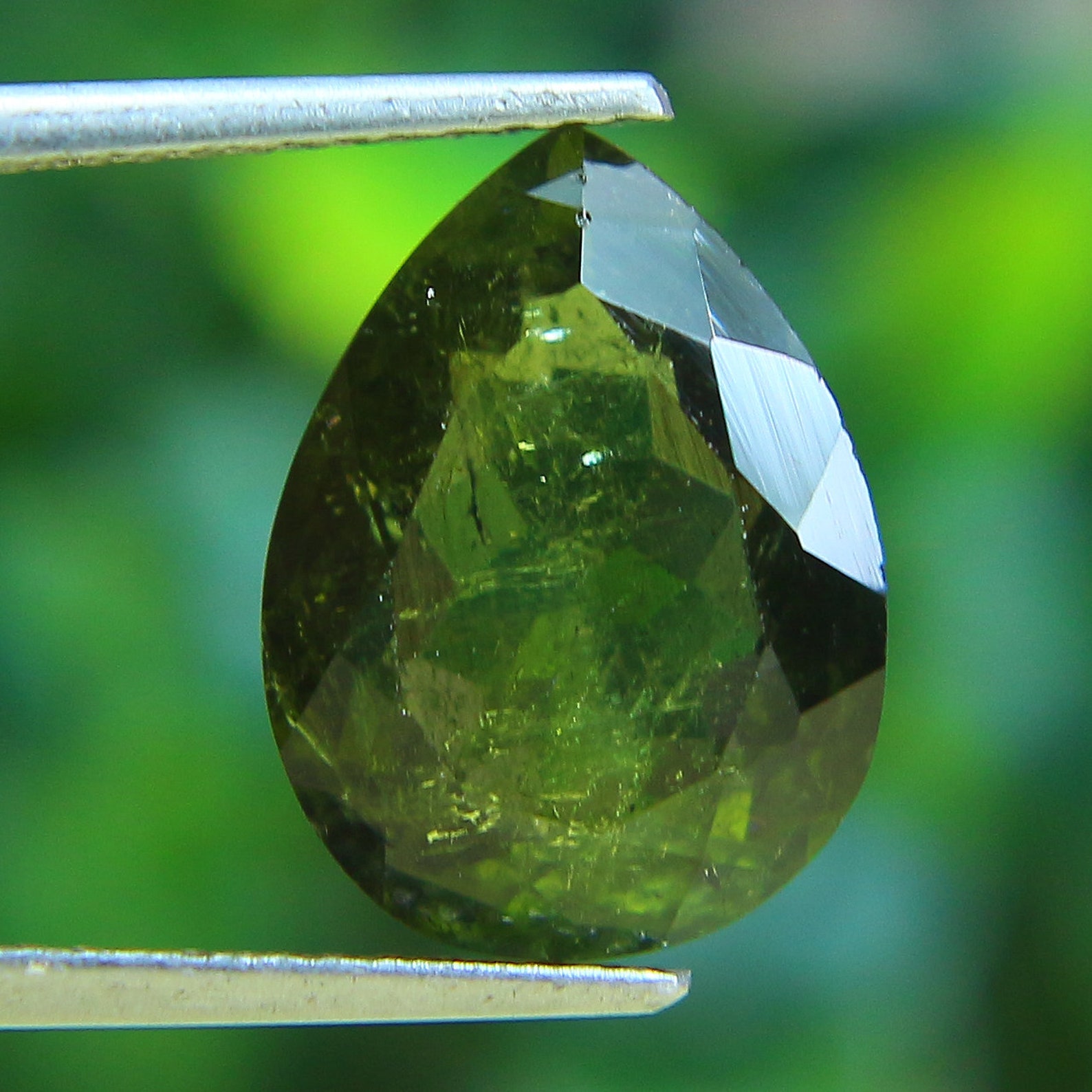 Natural Tourmaline Faceted - Green Tourmaline Faceted - Tourmaline ...