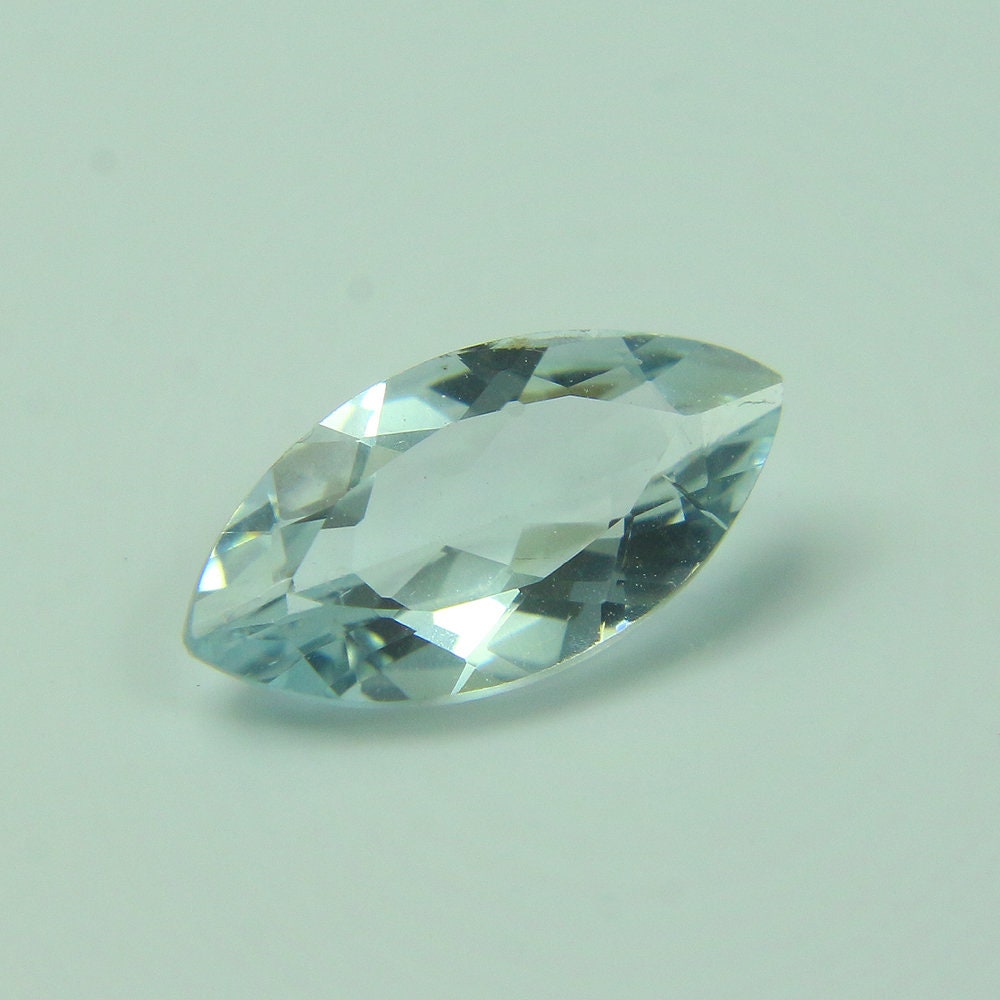 5x10 MM Natural Aquamarine Faceted Natural Aquamarine - Etsy UK
