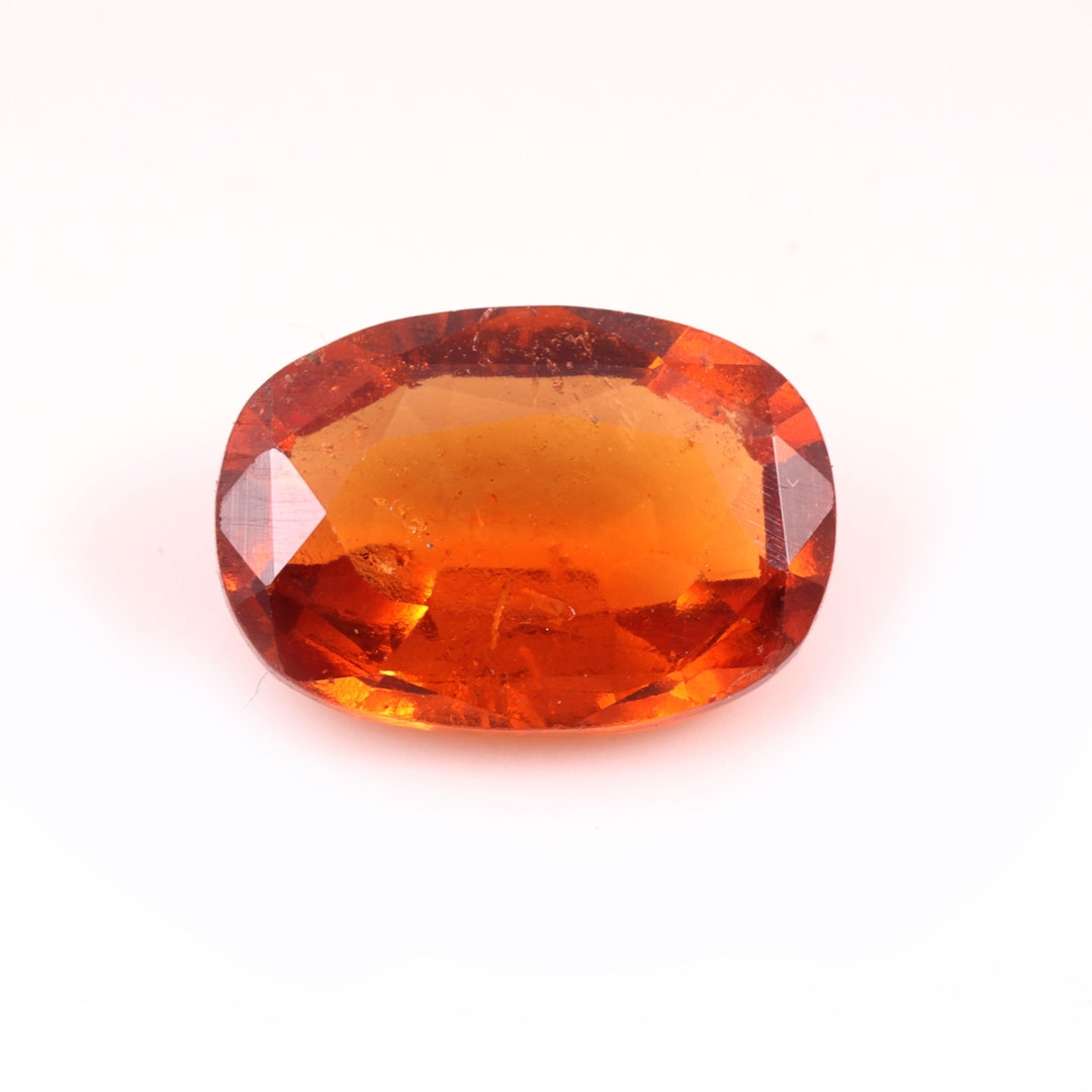 Natural Hessonite Garnet, January Birthstone, Gomedh Gemstone ...