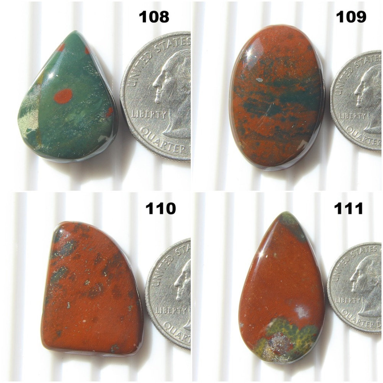 Natural Blood Agate Cabochon Blood Agate Gemstone Mix - Etsy