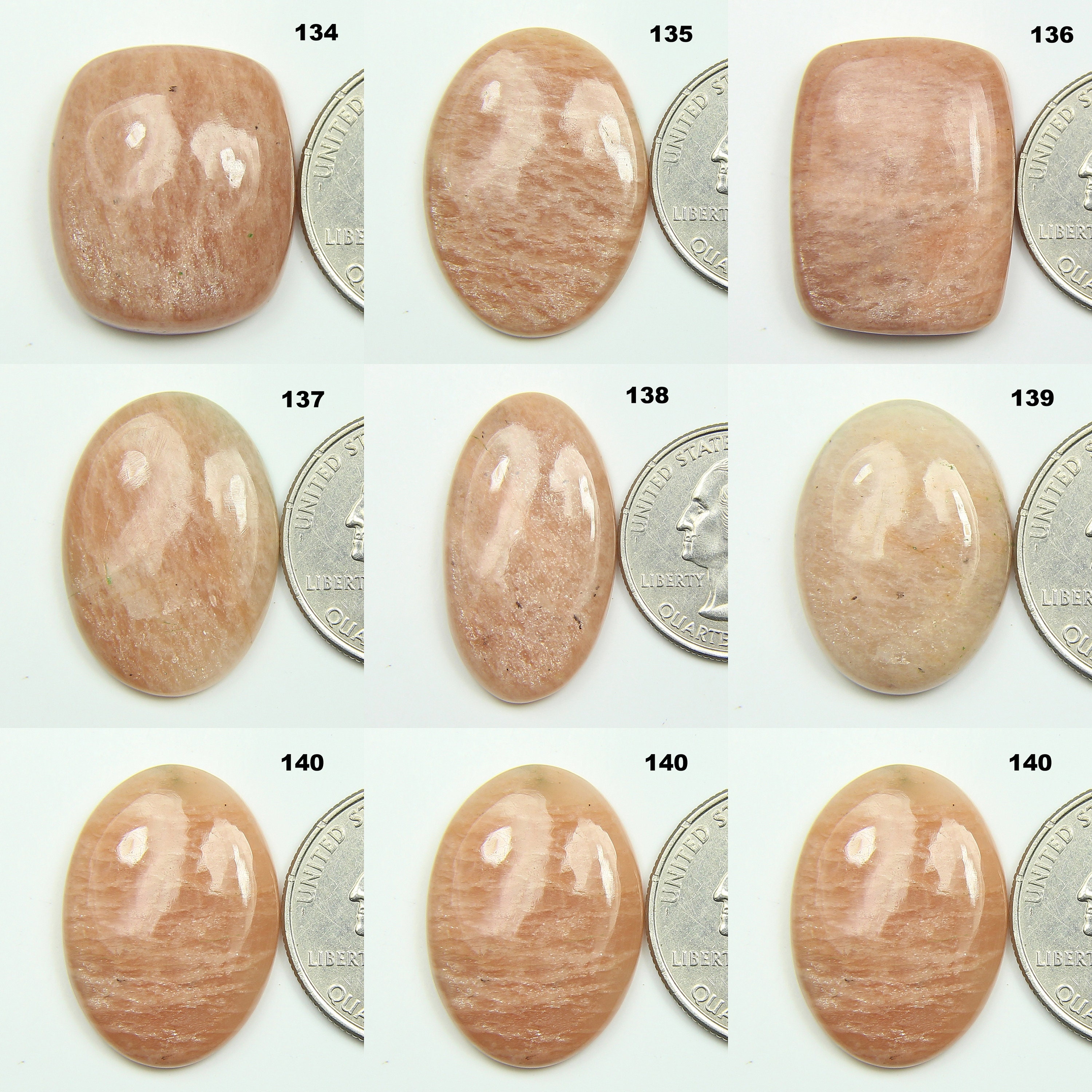 Natural Peach Amazonite Cabochon Mix Shape Gemstone Peach - Etsy UK