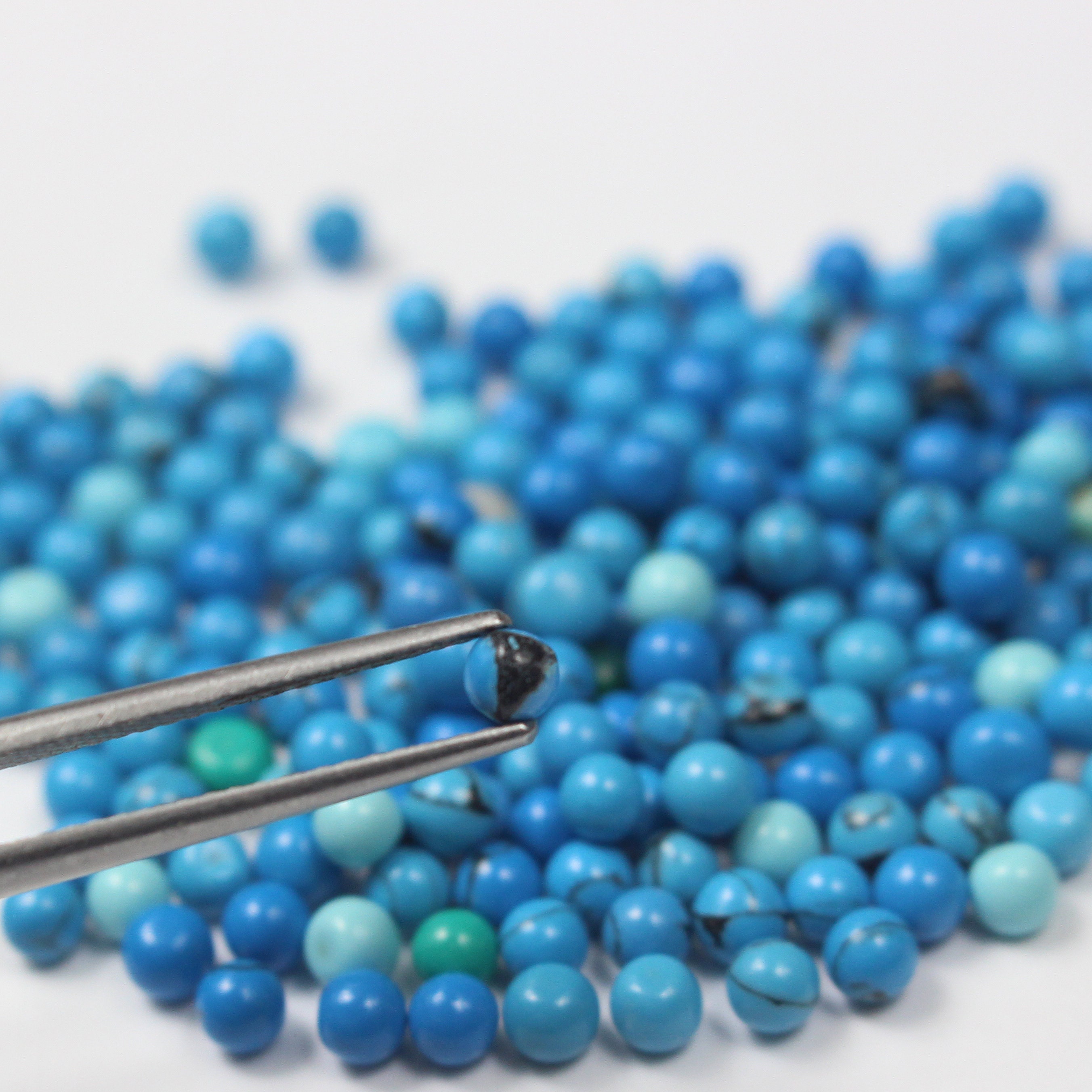 Natural Turquoise Smooth Balls - Loose Turquoise Balls - Undrilled ...