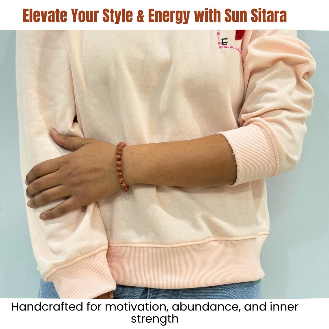 Sun Stone Balls Bracelet, Sun Sitara Balls, Stretchy Bracelet, Balls ...