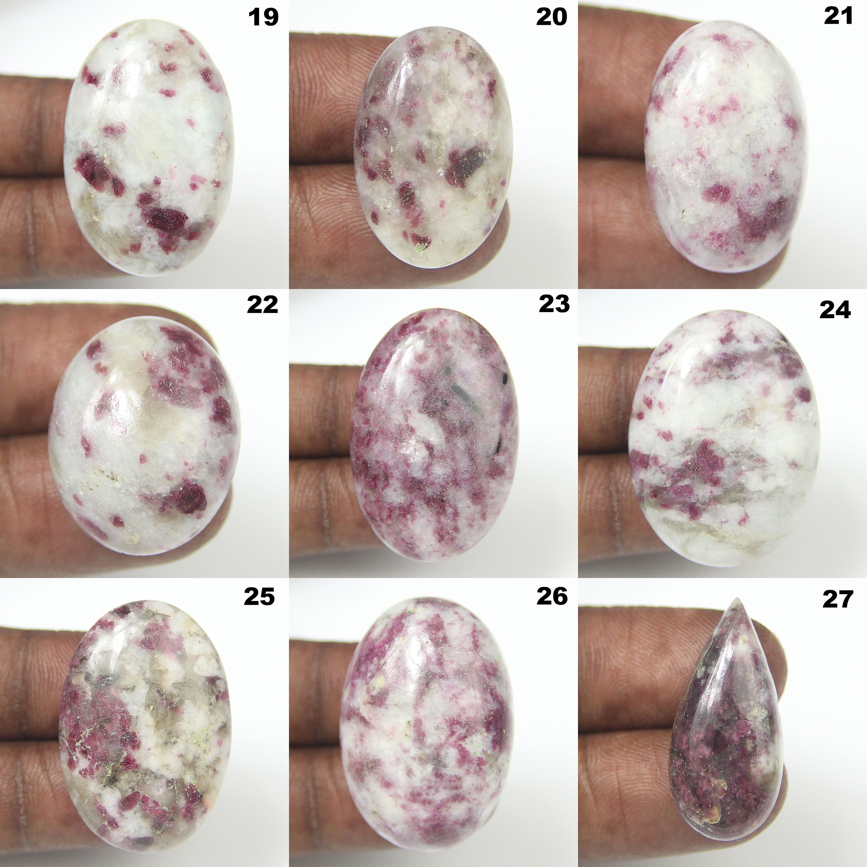 Natural Lepidolite Cabochon Natural Lepidolite Gemstone - Etsy