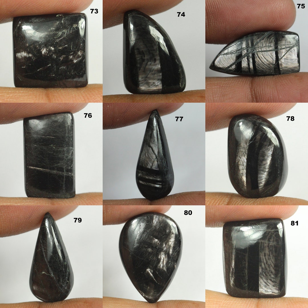 Natural Hypersthene Cabochon, Hypersthene Gemstone, Hypersthene Jewelry ...