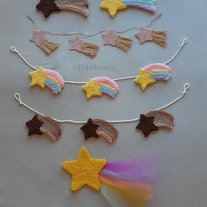 Choice of 3 Colours; Shooting Star Wall Hanging - Etsy