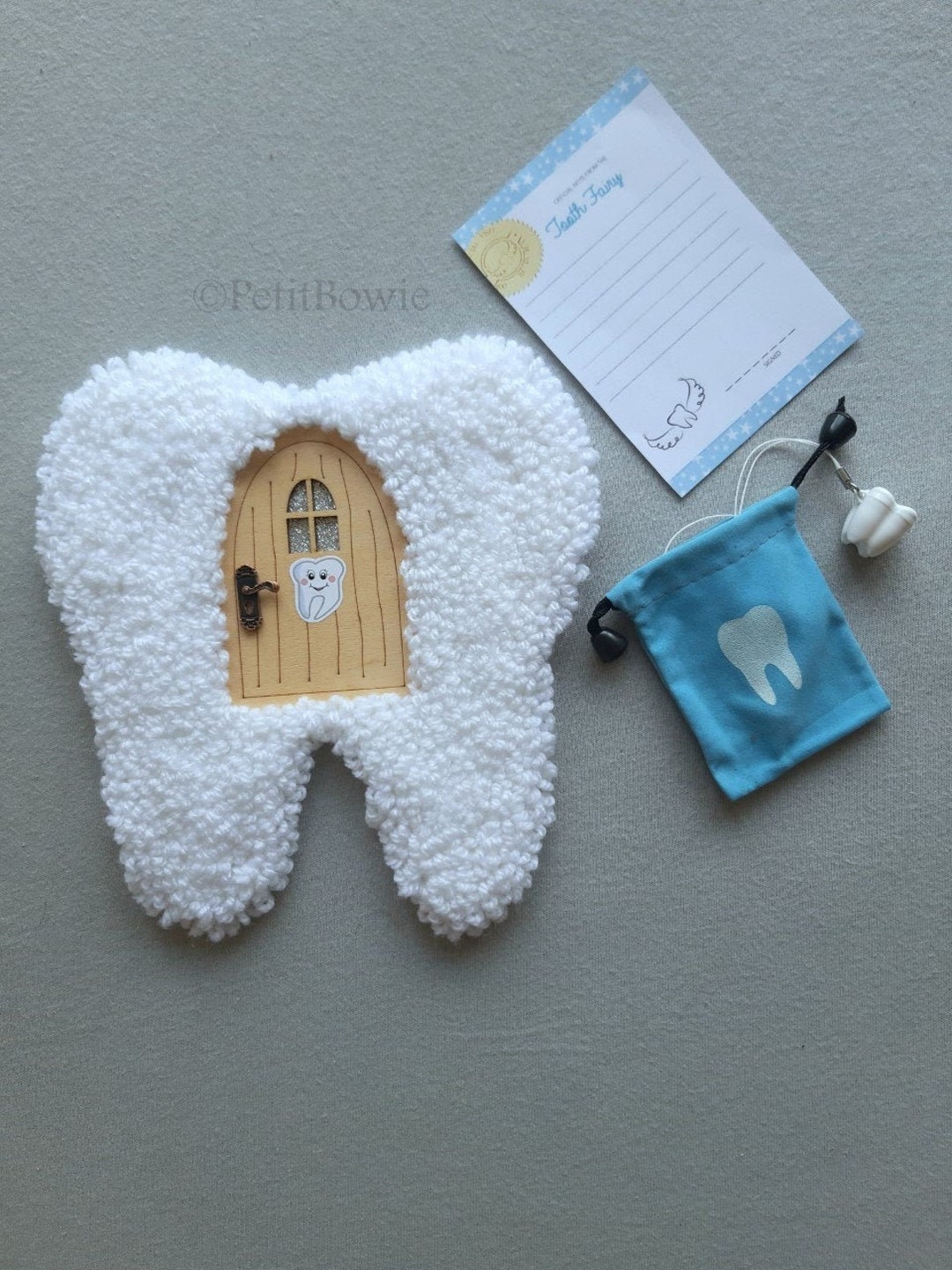 Tooth Fairy House With Note Tooth Box and Money Bag - Etsy UK