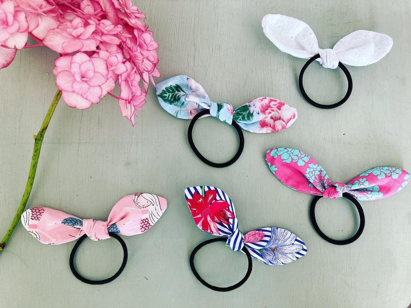 Bow Bobbles Hair Bobbles Hair Bows Hair Accessories Girls - Etsy UK