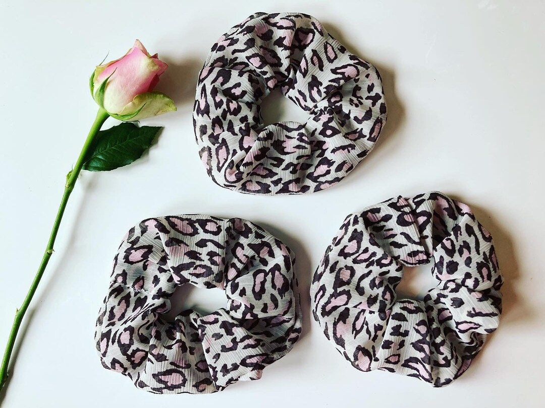 Leopard Print Scrunchies Scrunchies Scrunchie Animal Print - Etsy