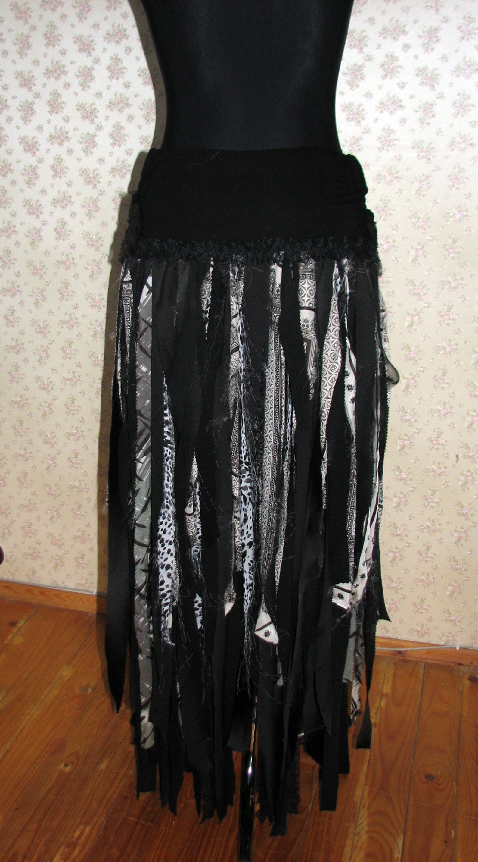 Tattered Rag Skirt, Gypsy Skirt, Nymph Clothing , Gypsy Couture ...