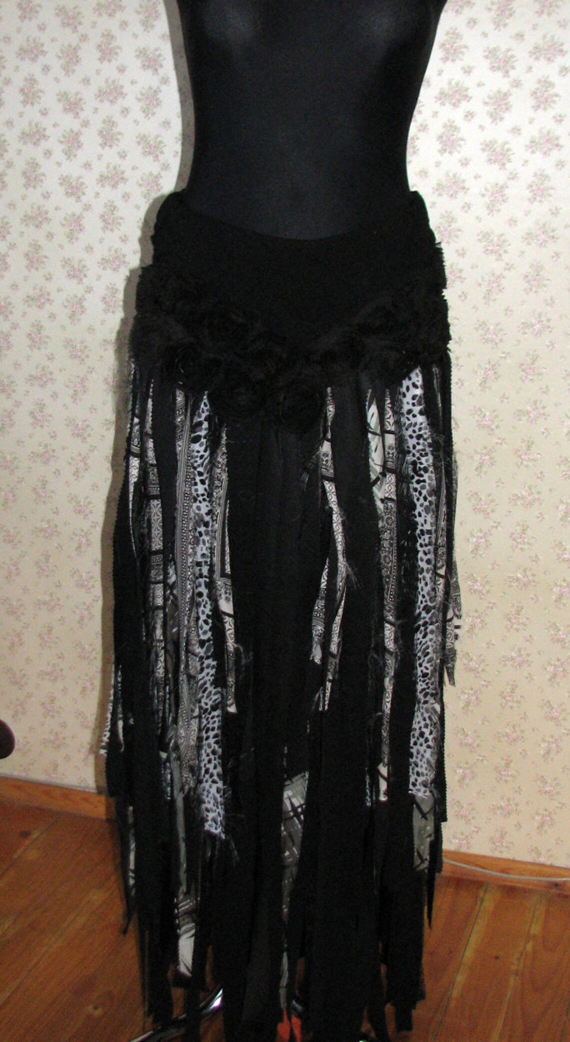 Tattered Rag Skirt, Gypsy Skirt, Nymph Clothing , Gypsy Couture ...