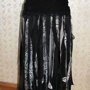 Tattered Rag Skirt, Gypsy Skirt, Nymph Clothing , Gypsy Couture ...