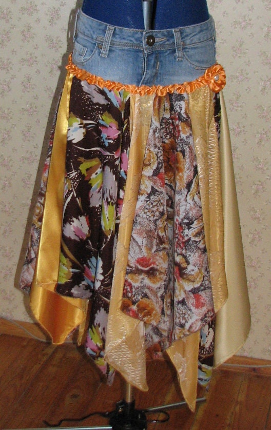 Tattered Rag Skirt, Gypsy Skirt, Nymph Clothing , Gypsy Couture ...