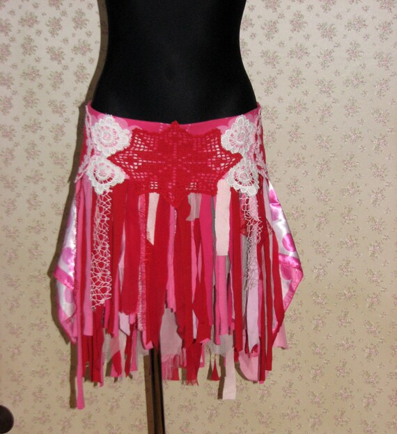 Tattered Rag Skirt Gypsy Skirt Nymph Clothing Gypsy | Etsy