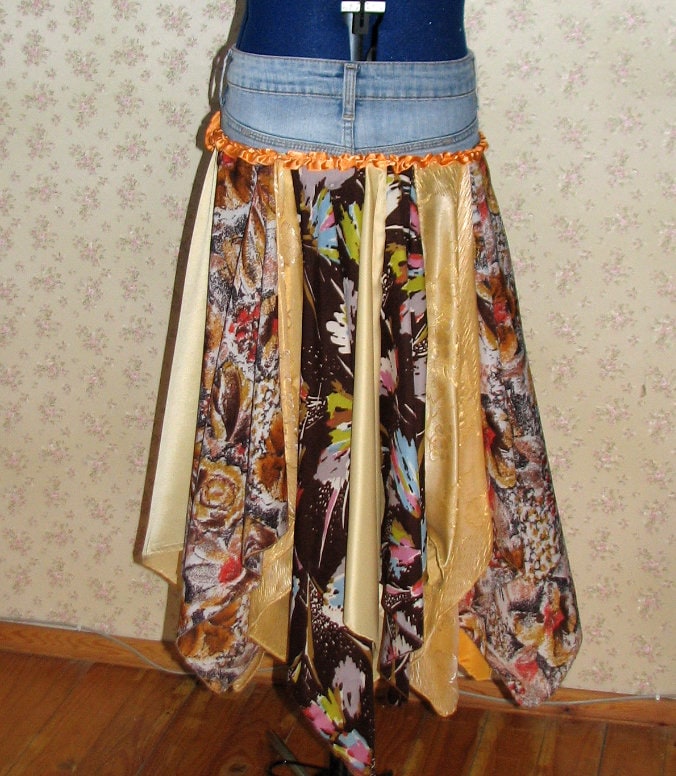 Tattered Rag Skirt, Gypsy Skirt, Nymph Clothing , Gypsy Couture ...