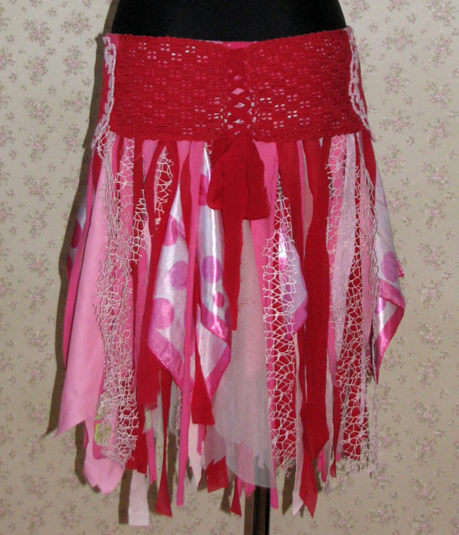 Tattered Rag Skirt, Gypsy Skirt, Nymph Clothing , Gypsy Couture ...