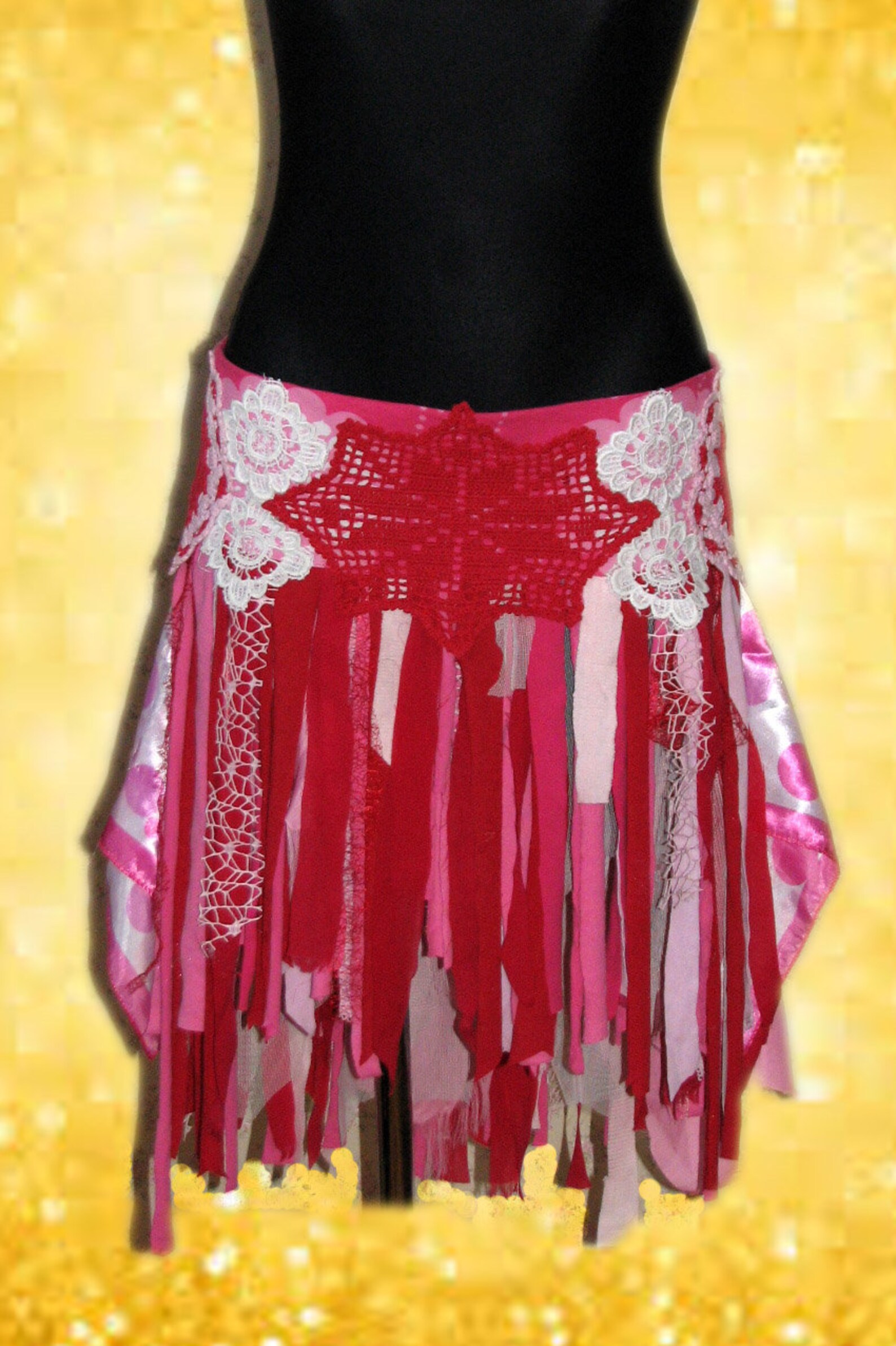 Tattered Rag Skirt, Gypsy Skirt, Nymph Clothing , Gypsy Couture ...