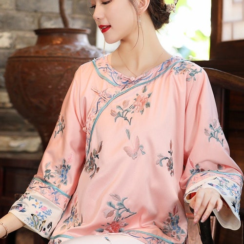 Premium Made Autumn Winter China Cheongsam Top Chinese Tang - Etsy