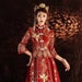 Traditional Chinese Bridal Red Wedding Xiuhe Dress, Big Sizes Till 8XL ...