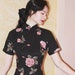 Premium Cut Summer Qipao, Real Side Open Pankou Closure Vintage Qipao ...
