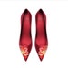 Premium Handmade Chinese Red Wedding Shoes, Bridal Embroidery Floral ...