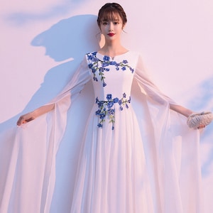 China Chorus Choir Cheongsam Dress, Full Length Sleeves, Choragic ...