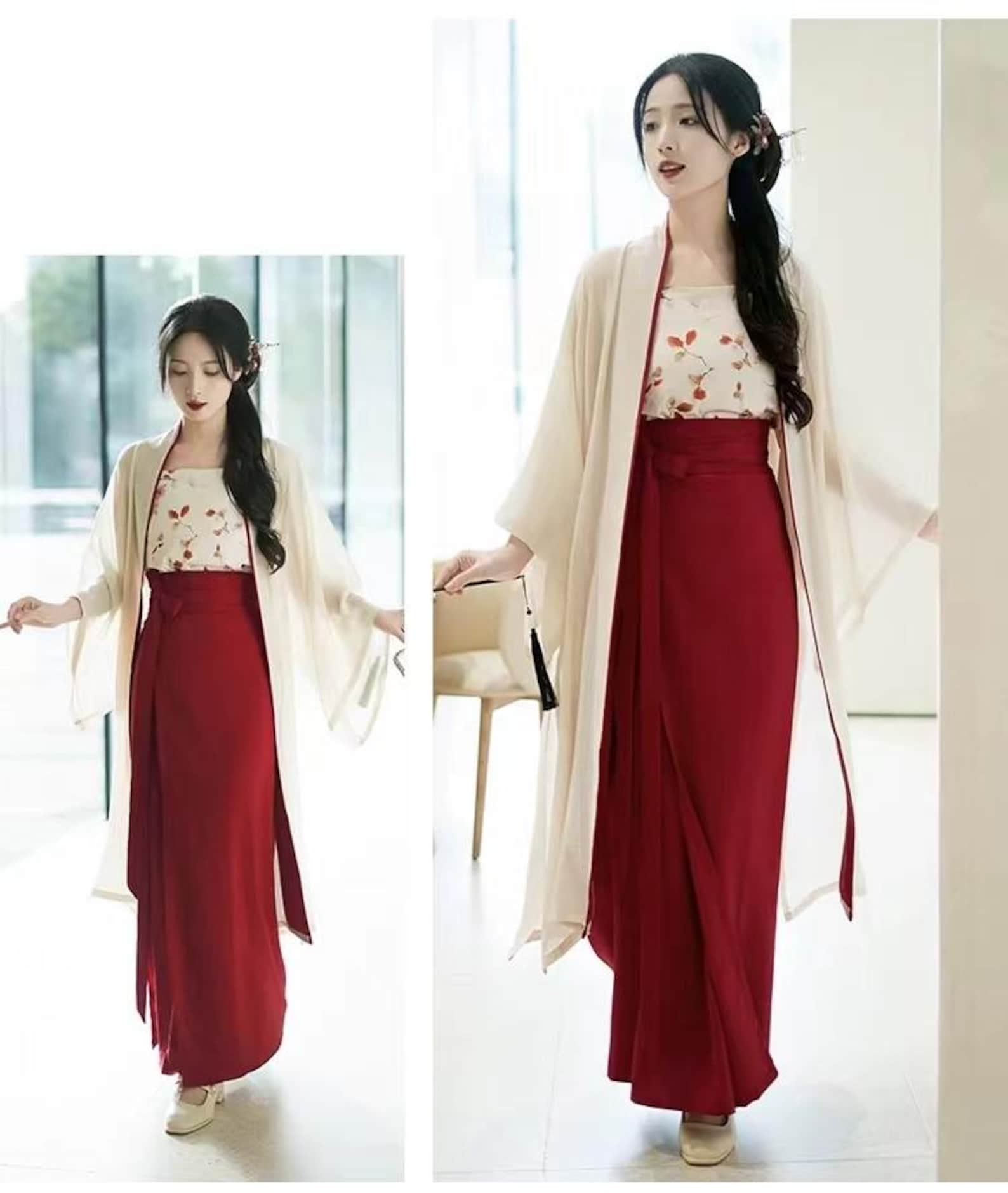 Doveyaf New Sexy Modern China Hanfu Jacket+slip Top+skirt; Summer Fall ...