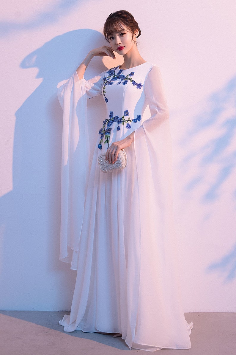 China Chorus Choir Cheongsam Dress, Full Length Sleeves, Choragic ...