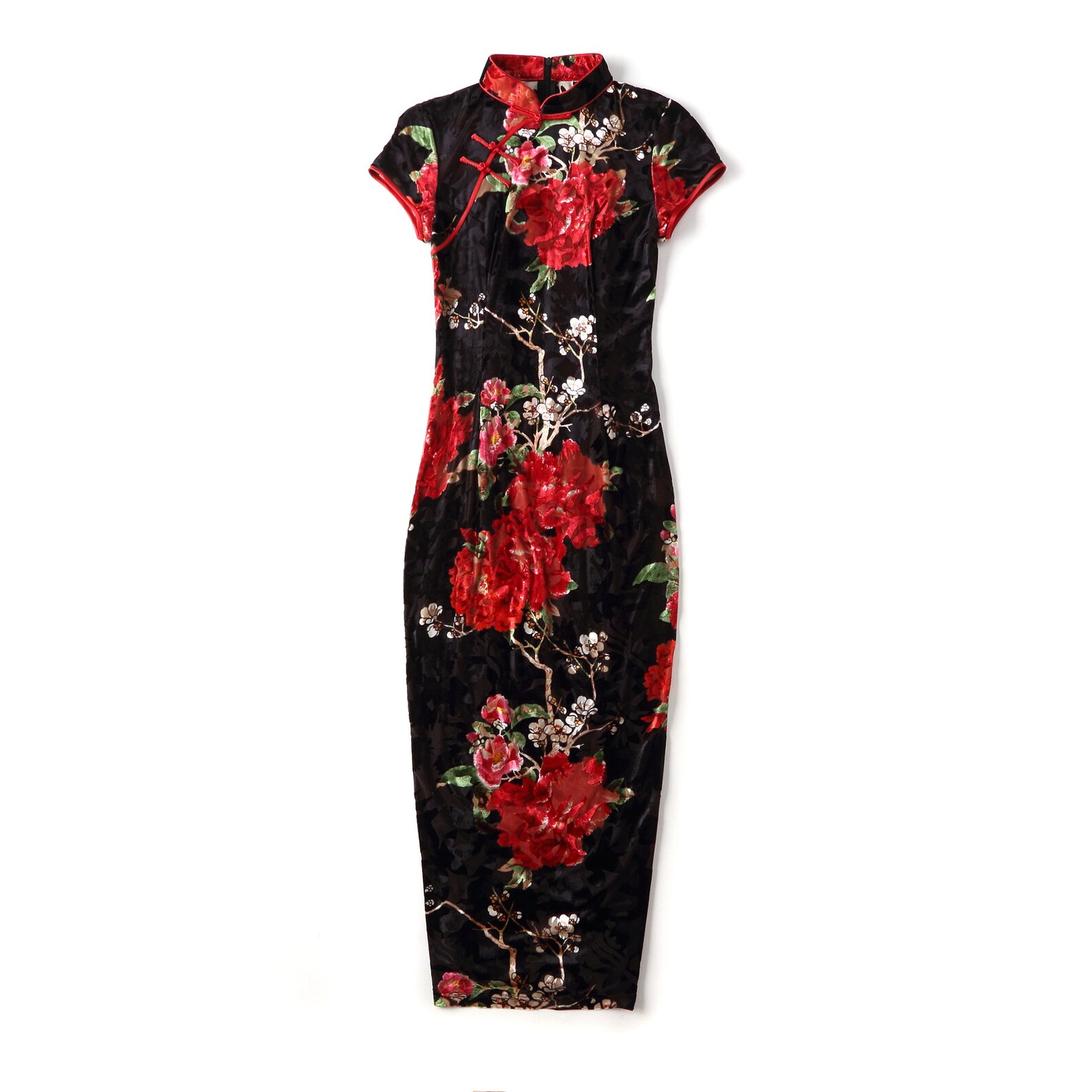 2021 China Cheongsam Positioning Flower Pattern Chinese - Etsy