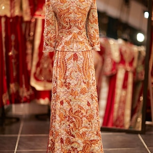 Exceptional High Quality Design, Traditional Chinese Bridal Golden ...