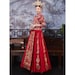 Traditional Chinese Bridal Red Wedding Xiuhe Dress,诗音 Embroidery Flower ...