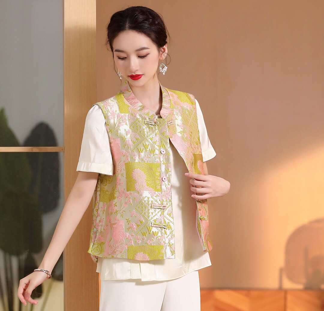 New Design High Class Autumn Classic Chinese Tang Vest Jacket, Luxury ...
