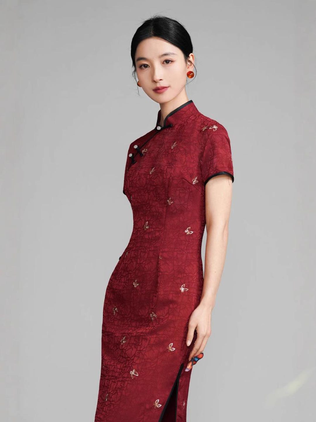 Doveyaf Traditional Chinese Ming Guo Spring Qipao, Tang Cultural Qipao ...