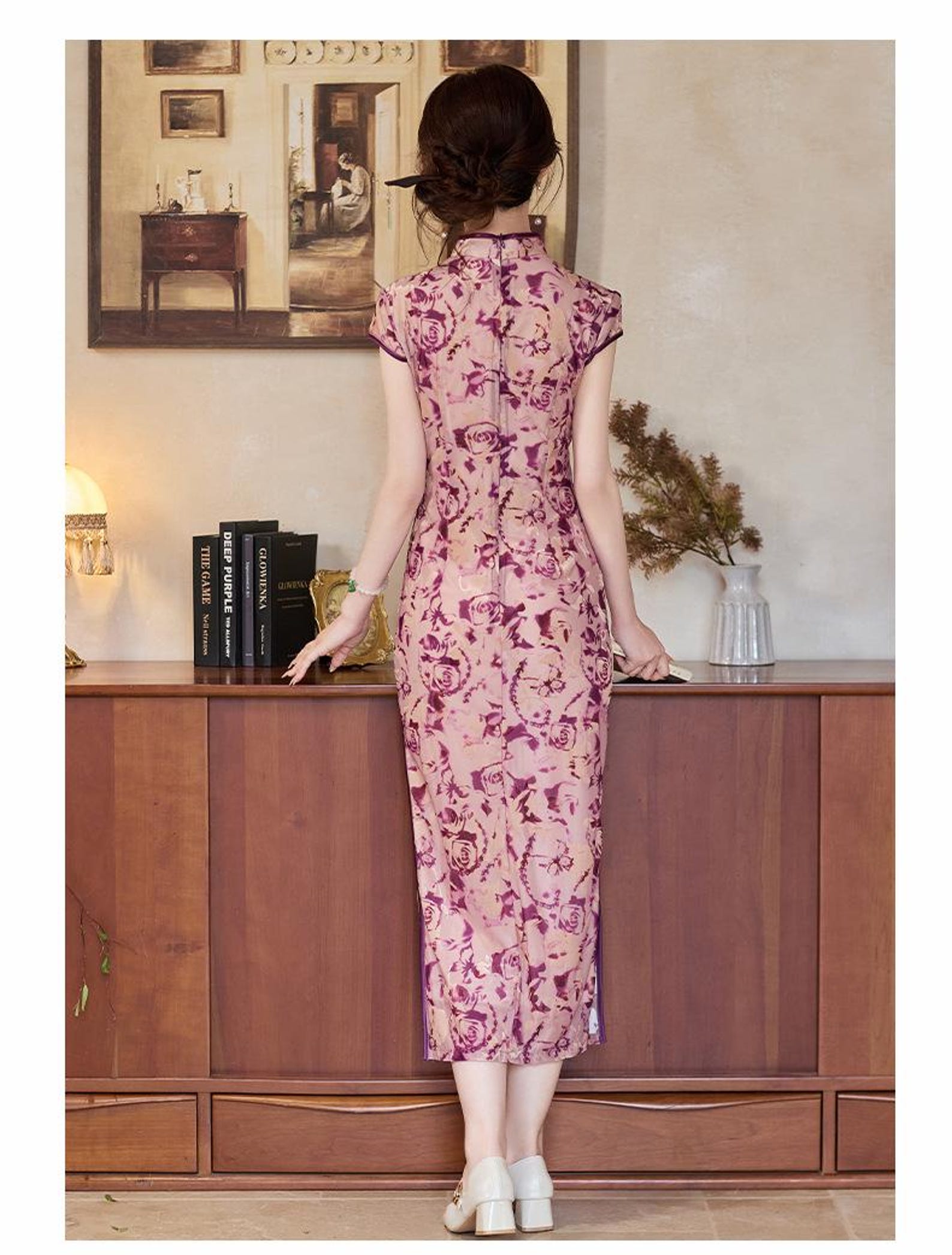 Doveyaf New Spring Qipao Dress, China Cheongsam Qipao, Retro Elegant ...