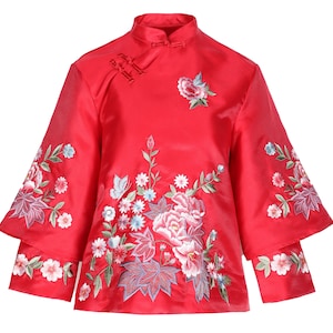 Premium Made Autumn Winter China Cheongsam Top, Chinese Tang Woman ...