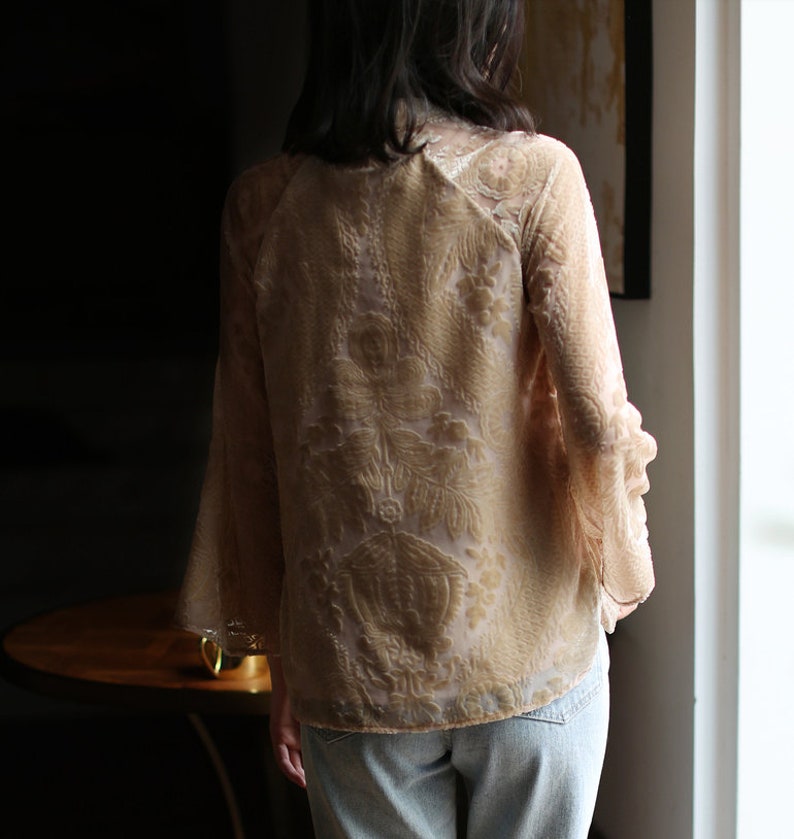 Autumn China Cheongsam Top Chinese Tang Suit Hanfu Blousetea - Etsy