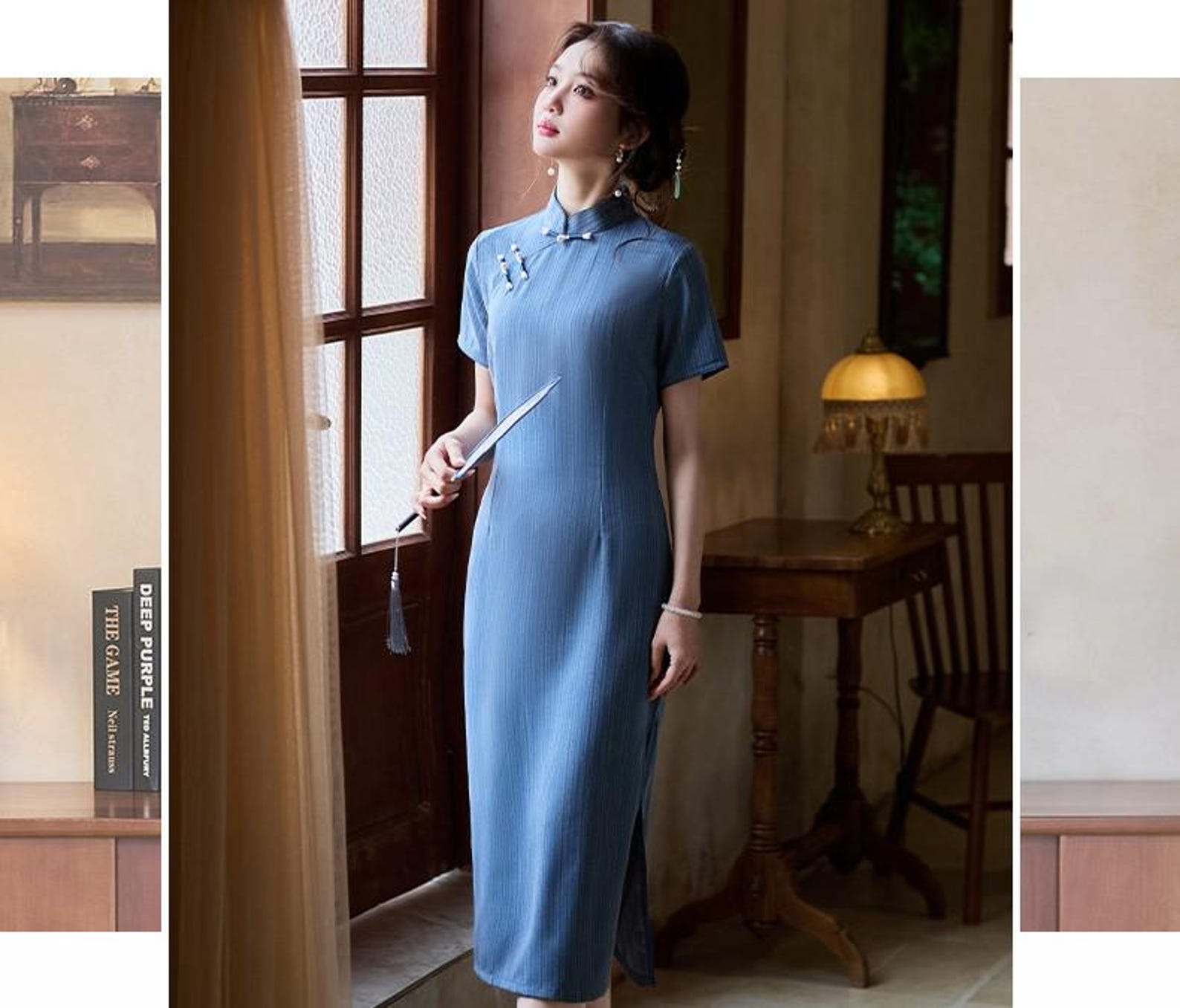 Doveyaf New Spring Qipao Dress, China Cheongsam Linen Qipao, Retro ...