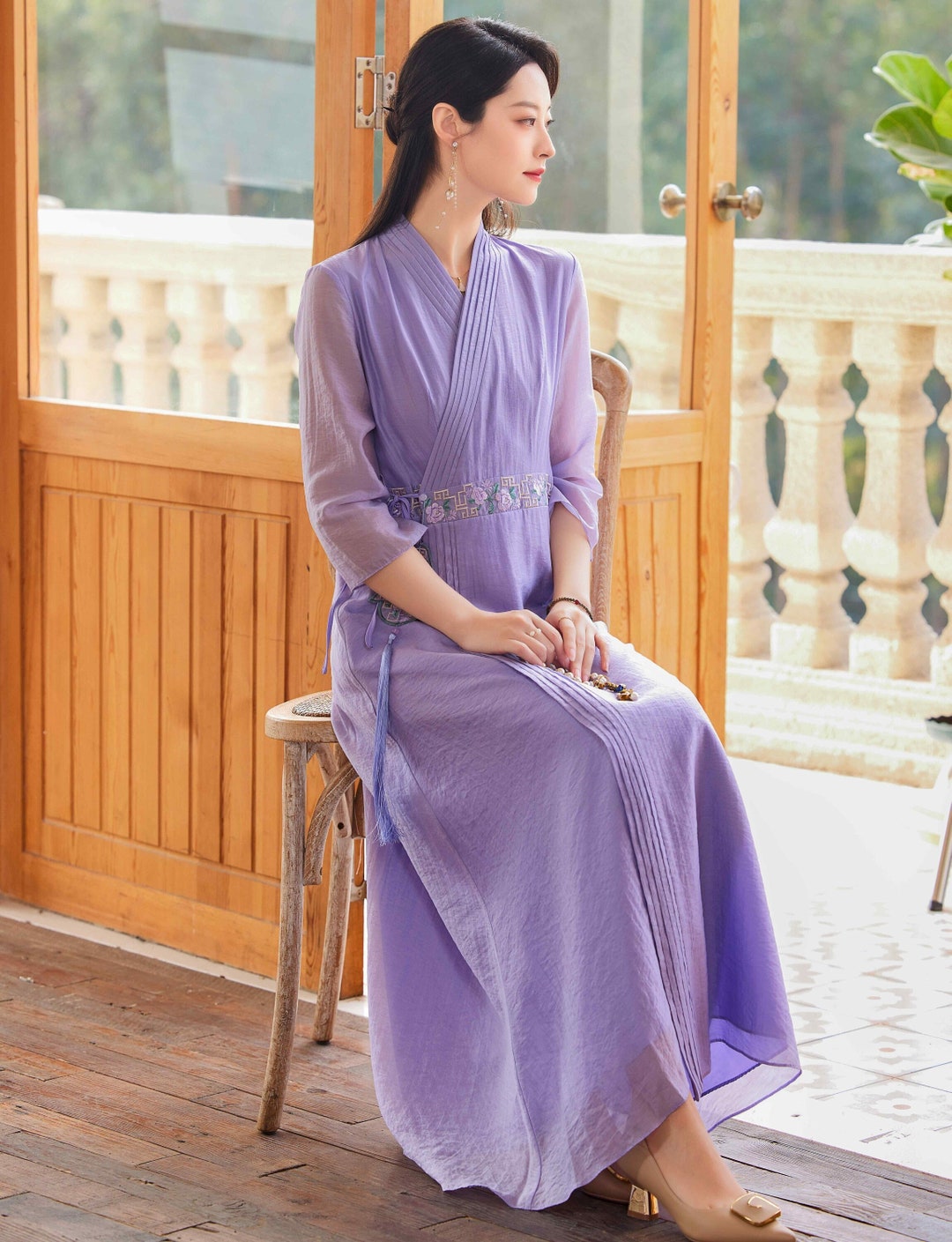 Premium High Class China Loose Hanfu Suit, Vintage Lady Dress, Tea ...