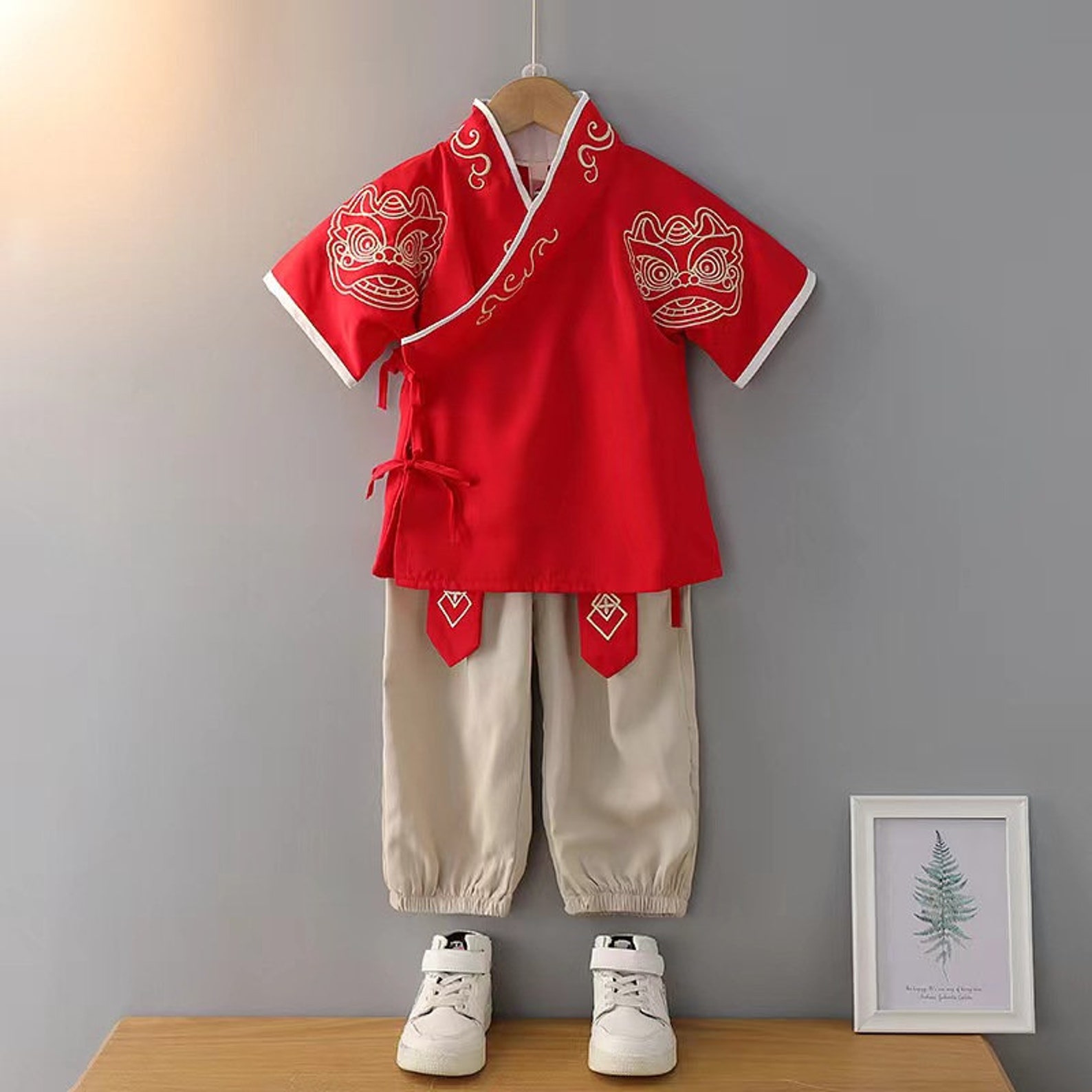 Boy's Chinese Modern Tang Suit Toppant for School Open - Etsy