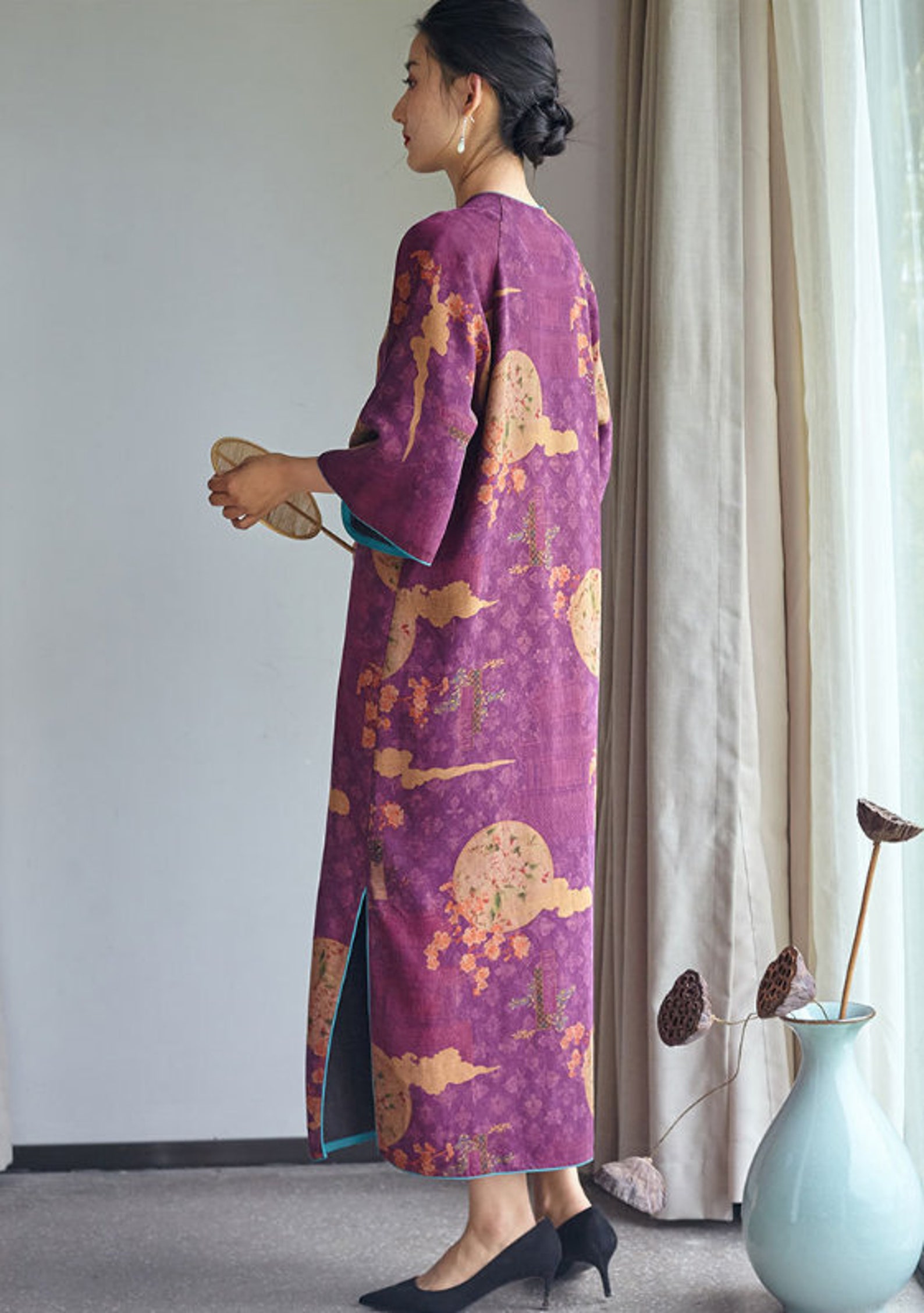 Vintage Chinese Xiangyu Sha Cheongsam100% Mulberry Silk Qipao | Etsy