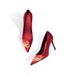 Premium Handmade Chinese Red Wedding Shoes, Bridal Embroidery Floral ...