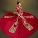 Traditional Chinese Bridal Red Wedding Xiuhe Dress, 红妍惜君 Classic ...
