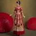 Traditional Chinese Bridal Red Wedding Xiuhe Dress, 红妍惜君 Classic ...
