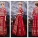 Traditional Chinese Bridal Red Wedding Xiuhe Dress,诗音 Embroidery Flower ...