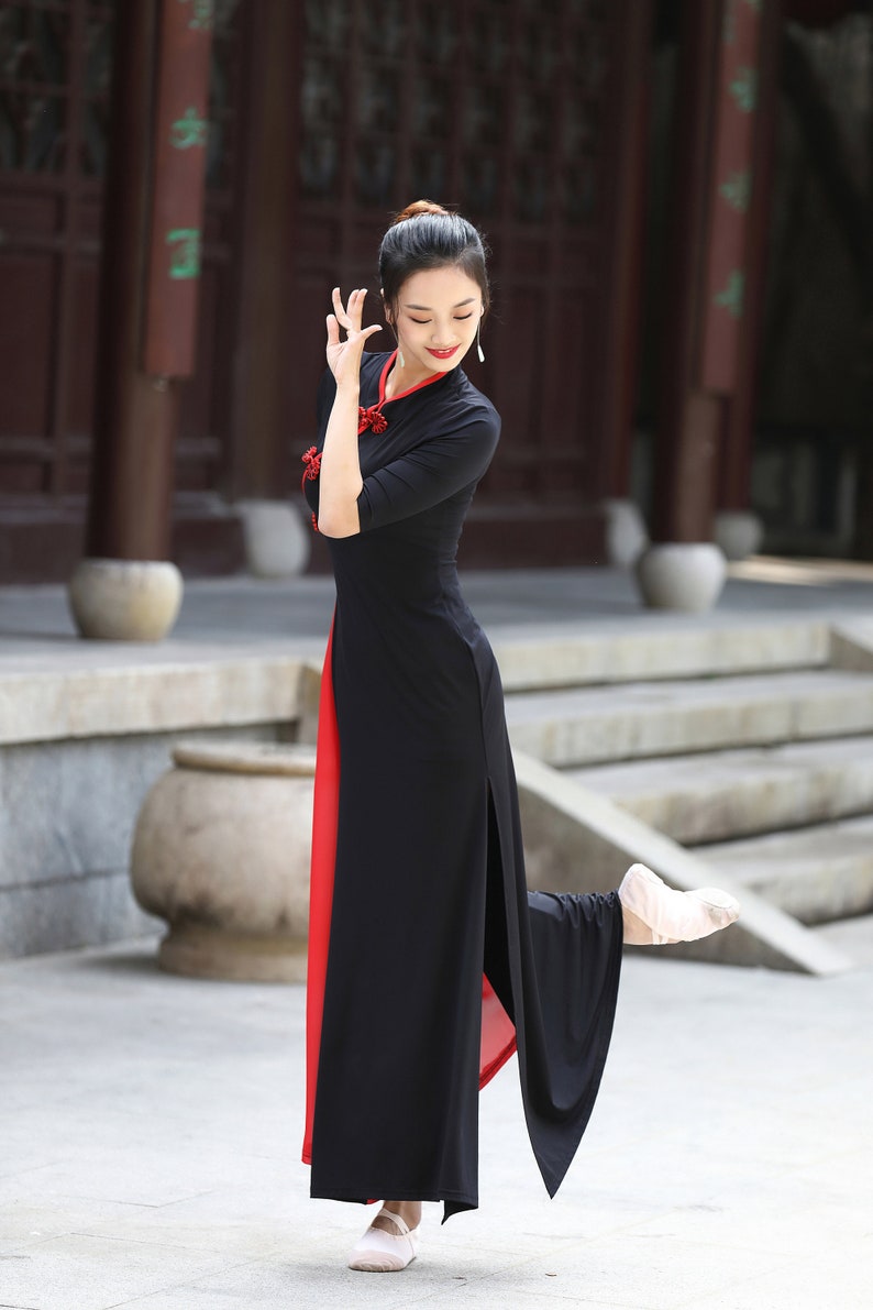 China Cheongsam Dance Dress chinese Classic Qipao Latin - Etsy