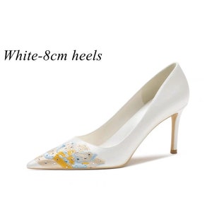 Premium Handmade Chinese Red Wedding Shoes, Bridal Embroidery Floral ...